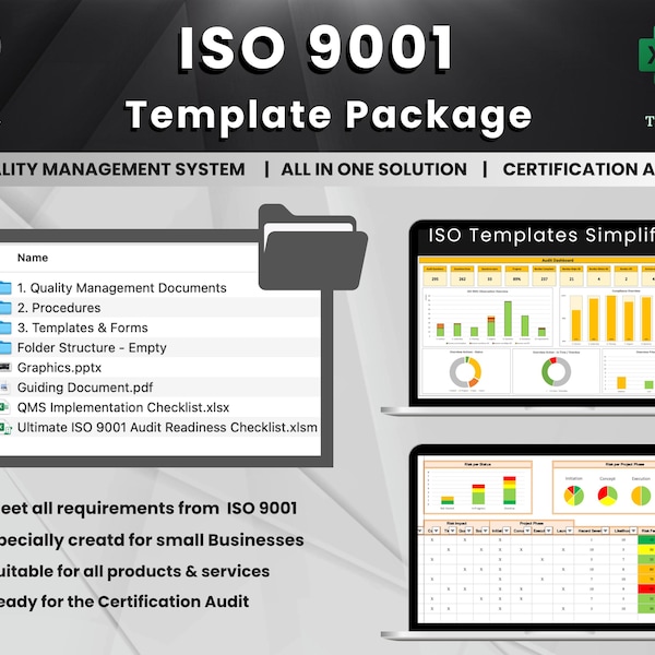 Iso Templates 9001 - Etsy UK
