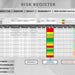 Risk Assessment Spreadsheet | Risk Management Tool |risk Identification ...