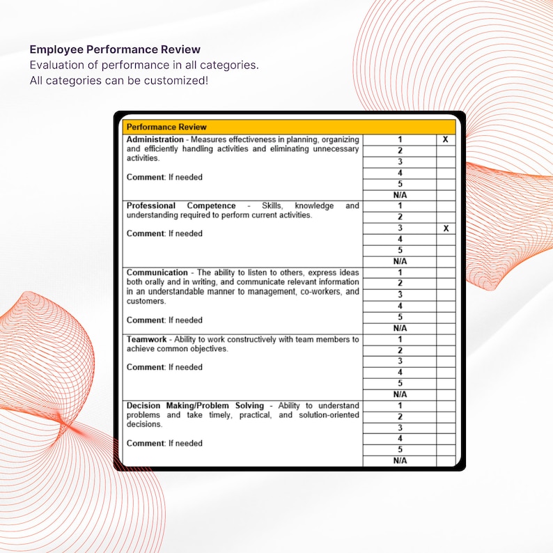 Employee Performance Review | Employee Evaluation Template | Templates ...