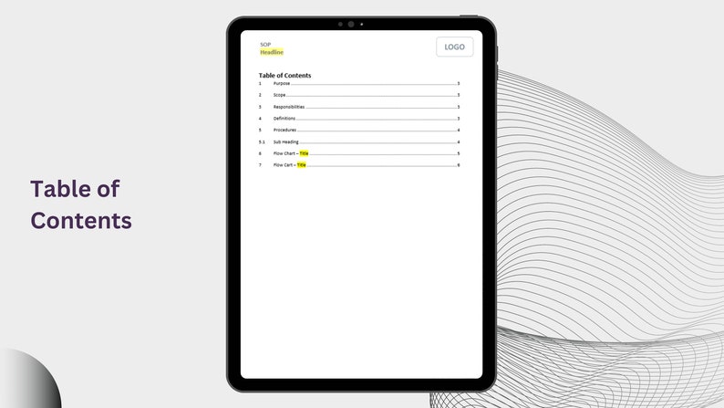 5 Templates | SOP | Standard Operating Procedure | Working Instructions ...