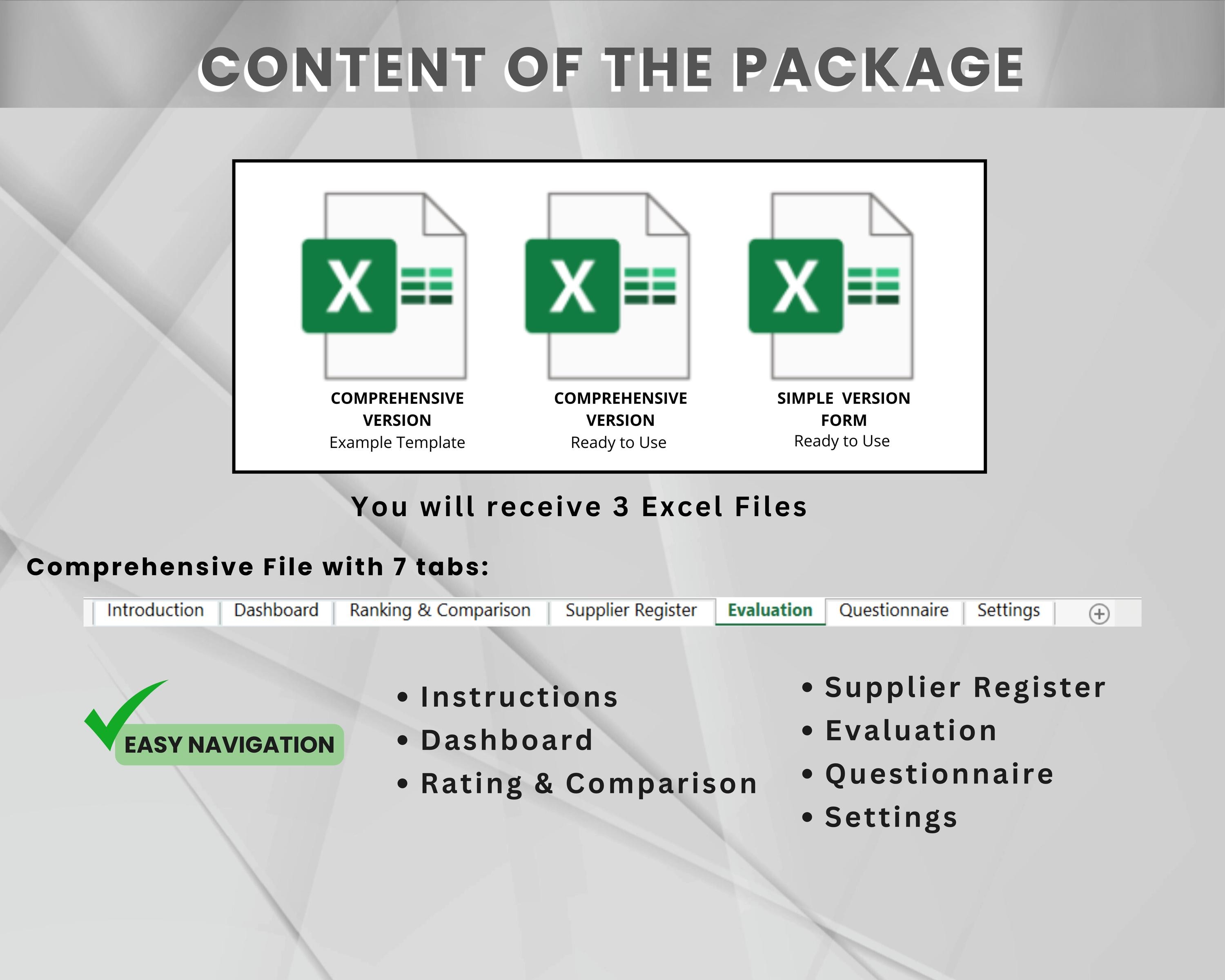 Supplier Evaluation | Supplier Evaluation Toolkit – Comprehensive ...