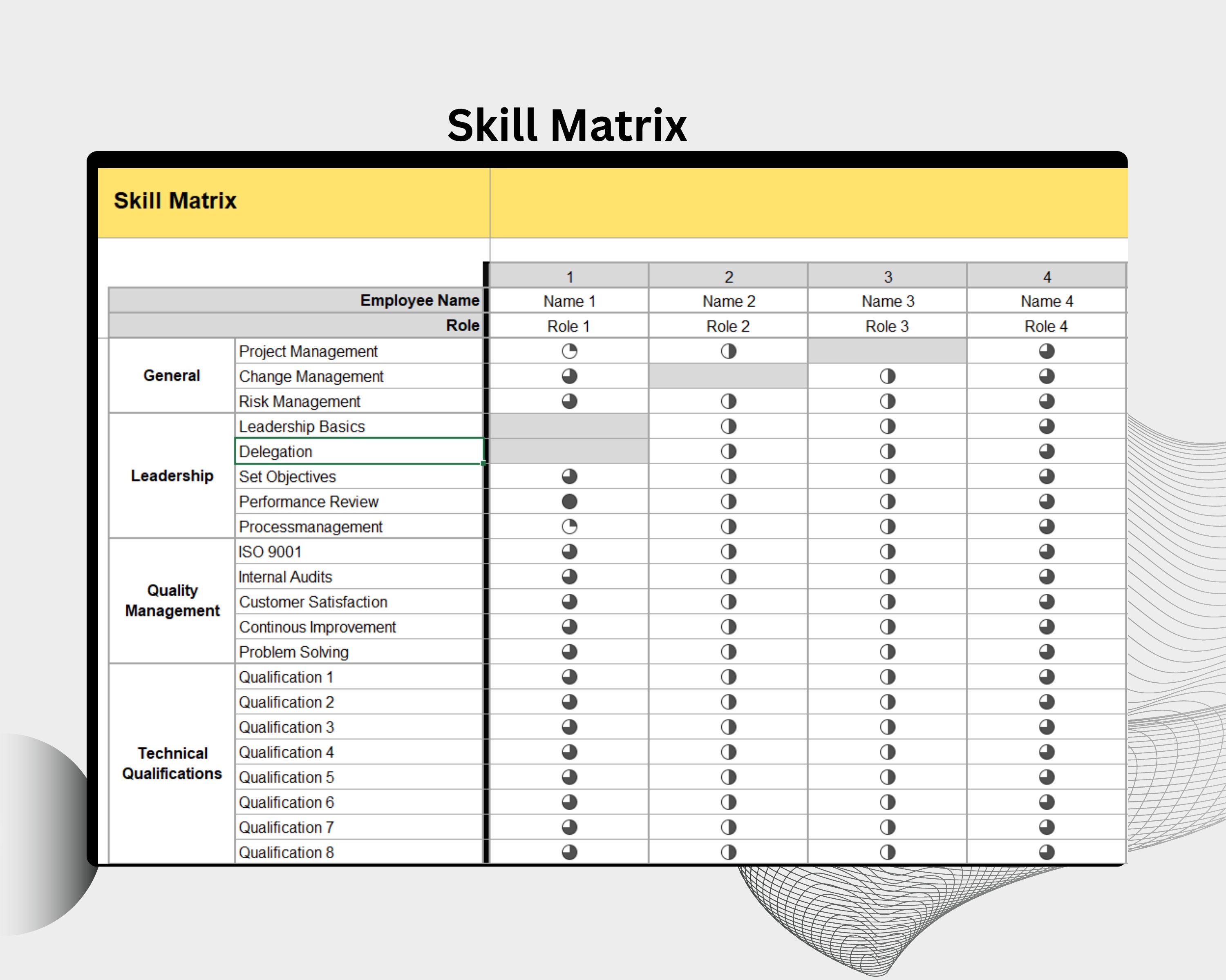 Training Matrix | Skill Matrix | Register | Competencies | Leadership ...