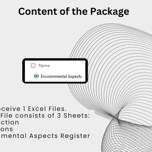 Environmental Aspects Register | ISO 14001 | Excel | 50 Examples - Etsy