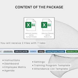 Ultimate Employee Training Matrix | Training Agenda | Training Programs ...
