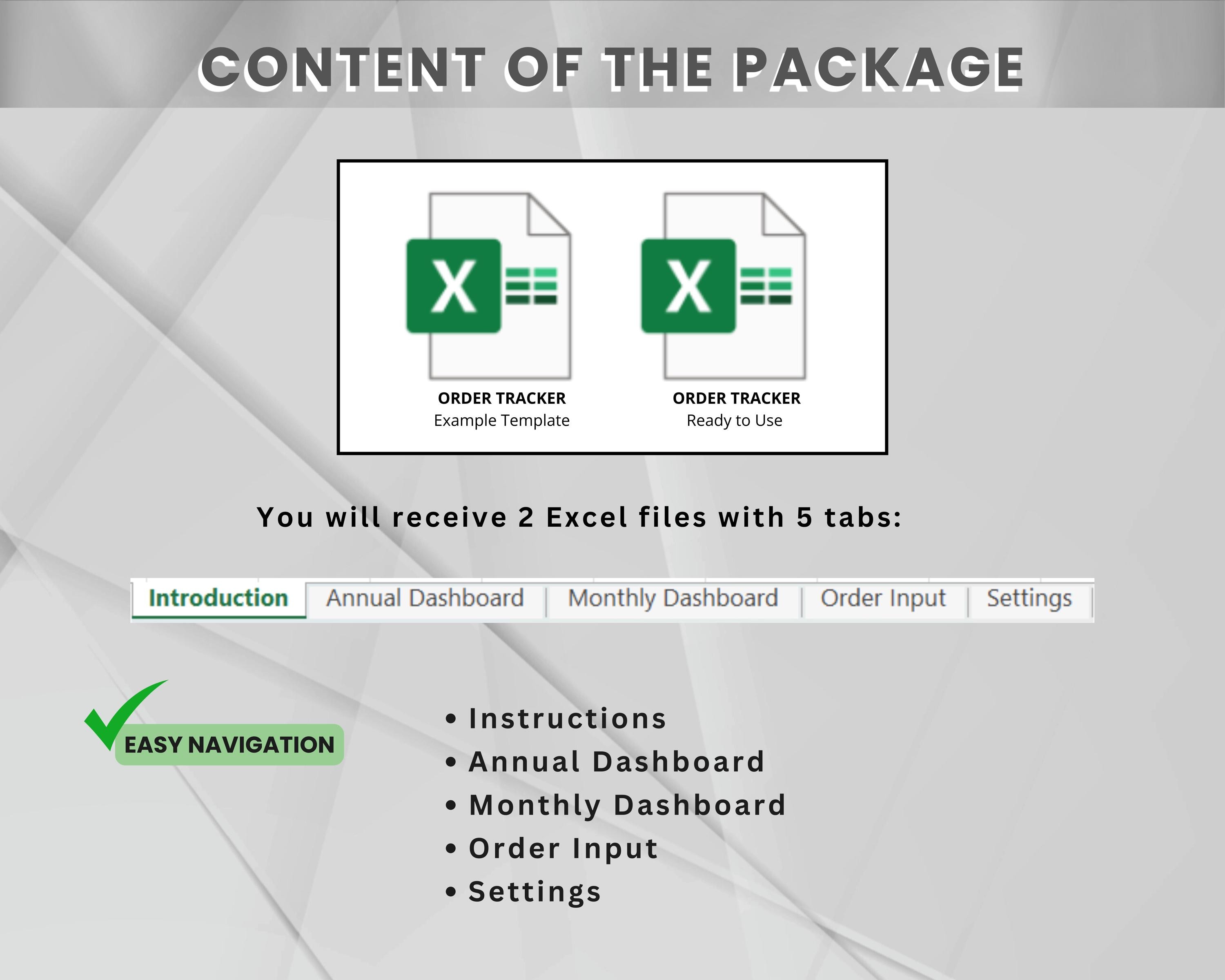 Order Tracker Excel Template For Your Order Management Process Track Manage And Deliver