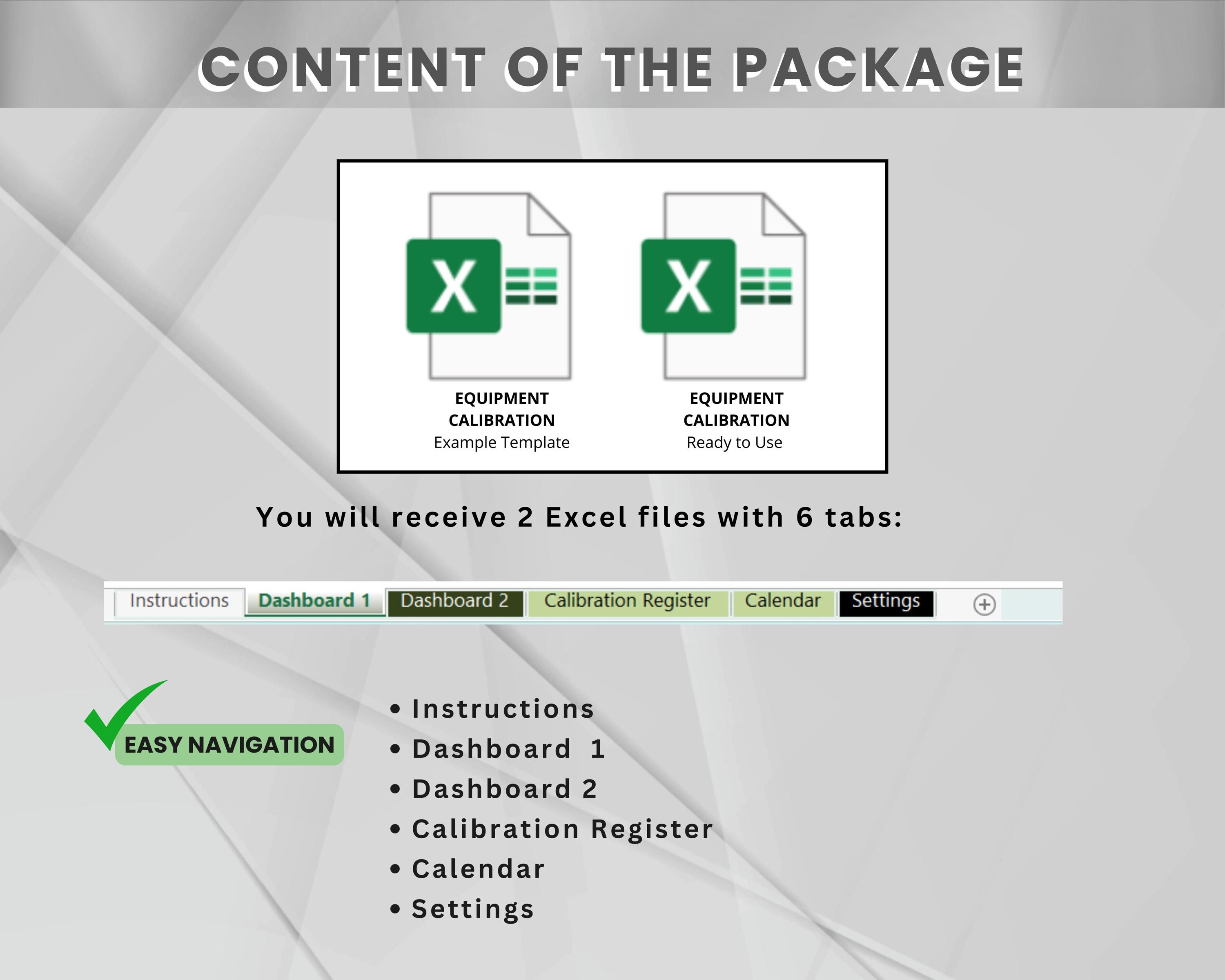 Equipment Calibration Schedule and Tracking Tool | Automated ...