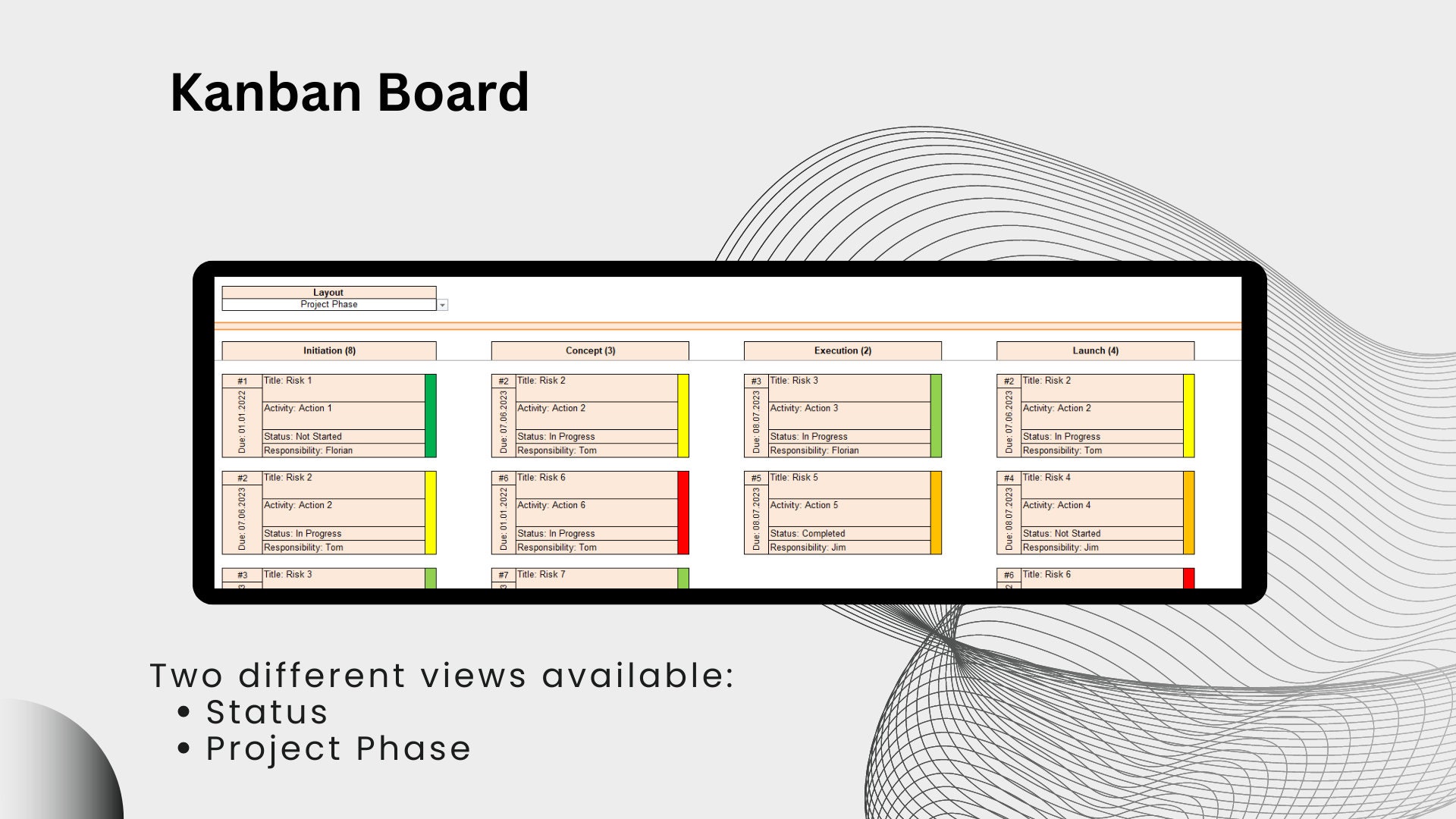 Project Risk Management | Kanban Board | Risk Matrix | Excel | Risk ...
