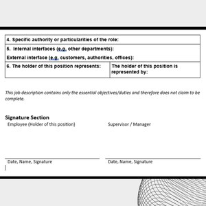 Job Description Template Basic & Advanced MS Word Editable HR New Hire ...