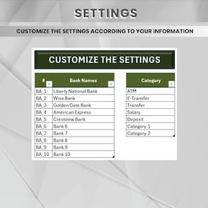 Bank Account Manager: A Complete Excel Template for Tracking Deposits ...