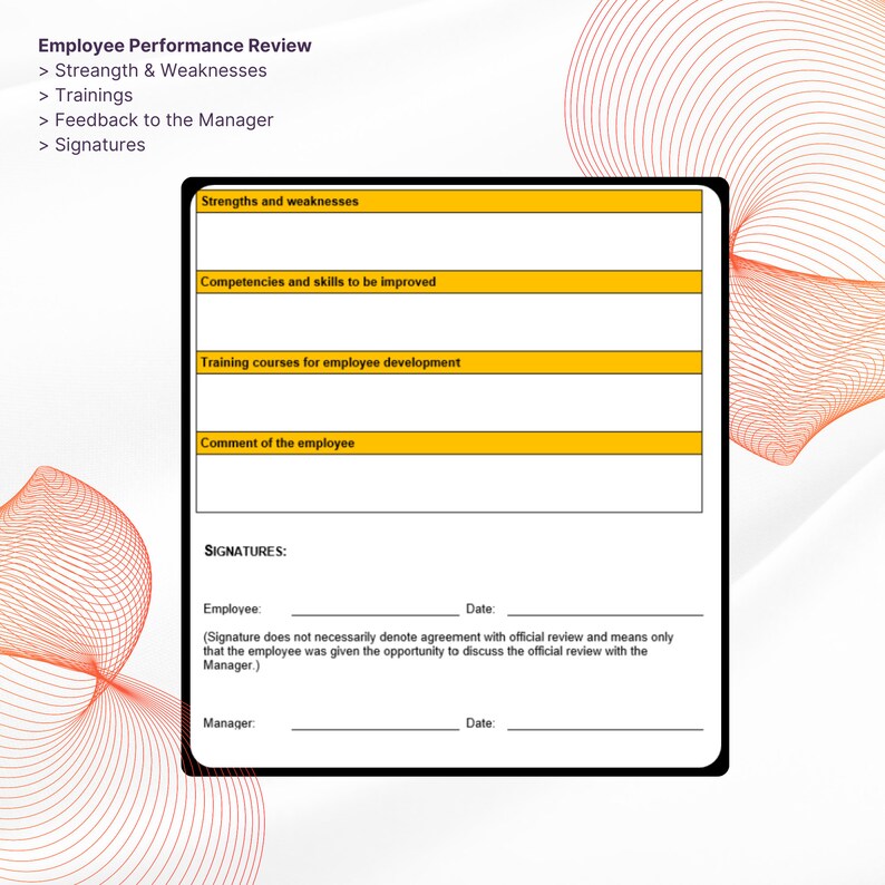 Employee Performance Review | Employee Evaluation Template | Templates ...
