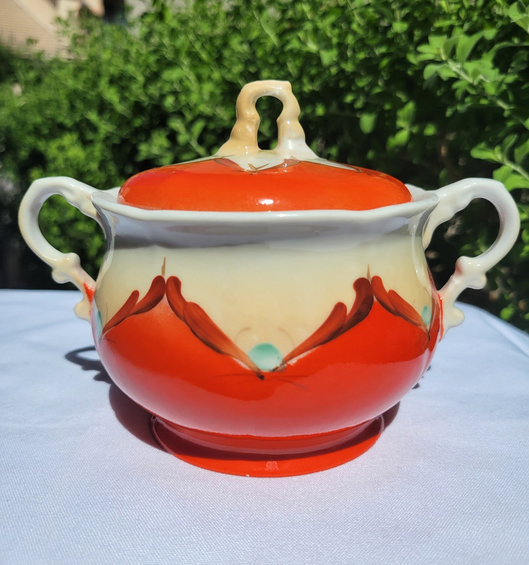 Vintage Ukrainian Soviet USSR Baranovka Porcelain Sugar Bowl - Etsy