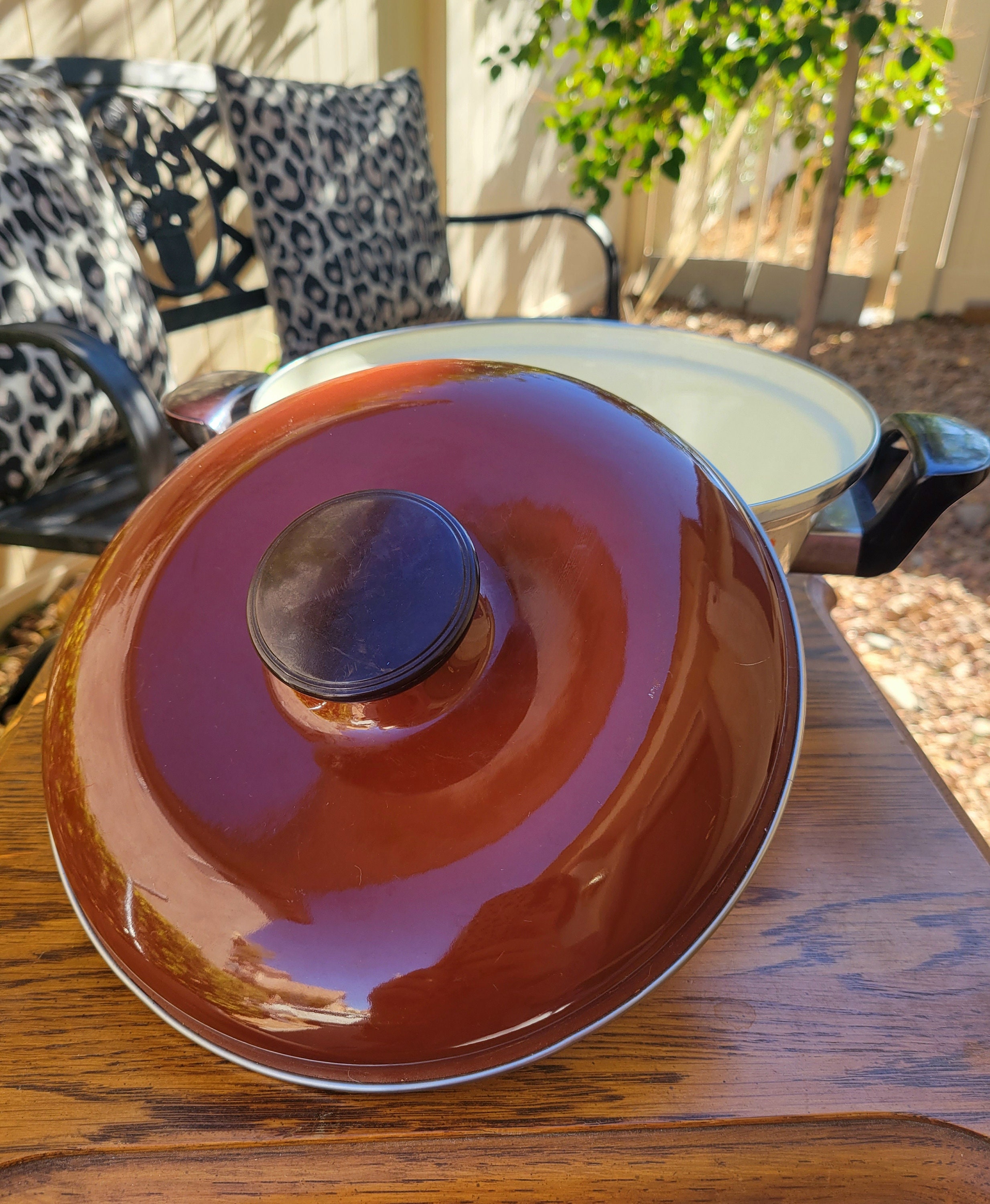 1970s Vintage Sanko Wear Show Pans Enamelware Dutch Oven W/lid - Etsy