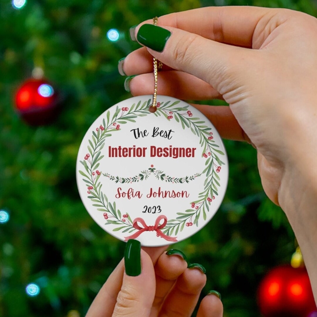 Interior Designer Christmas Gift Interior Designer Ornament Interior ...