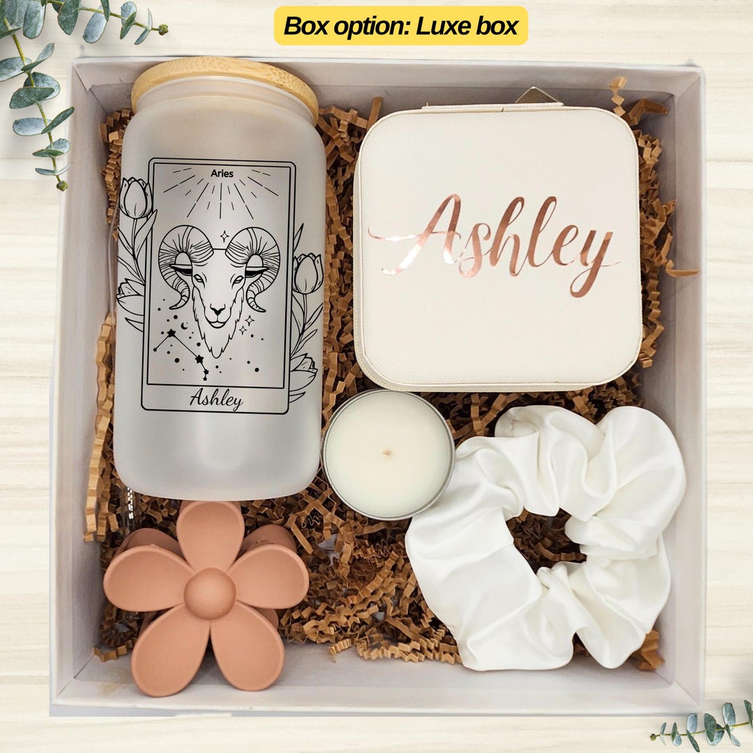 Personalized Zodiac Gift Box: Astrology Birthday Gift Set - Etsy