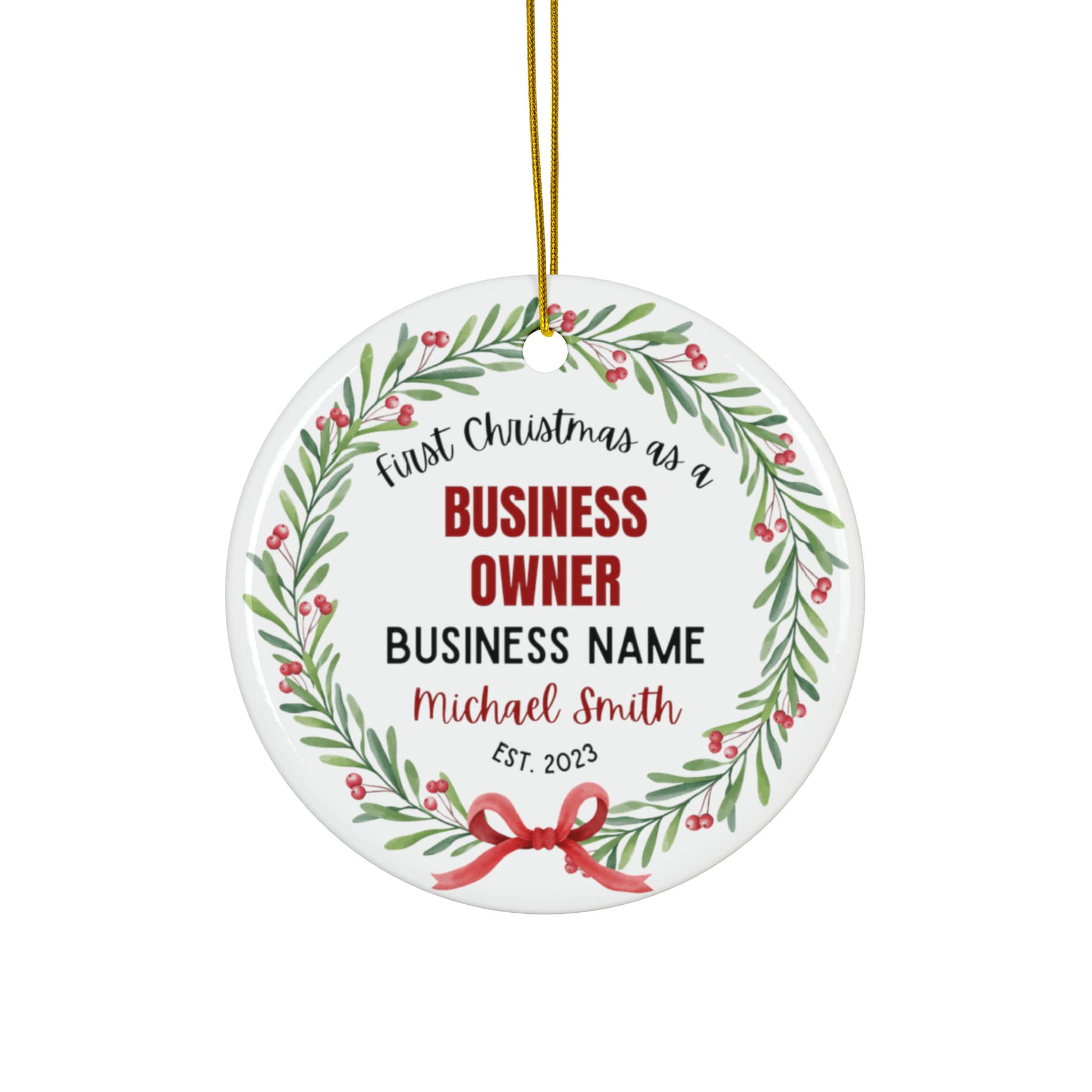New Business Owner Gift Christmas First Year Business Gift Custom ...