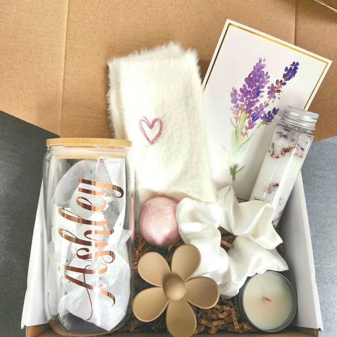 Relax Gift Basket Bride Spa Gift New Mom Care Package Relaxation Gift ...