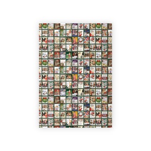 Vintage & Retro Christmas Ads Gift Wrapping Paper Rolls, 1pc, Newspaper ...