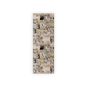 Vintage & Retro Christmas Ads Gift Wrapping Paper Rolls, 1pc, 2 Sizes ...