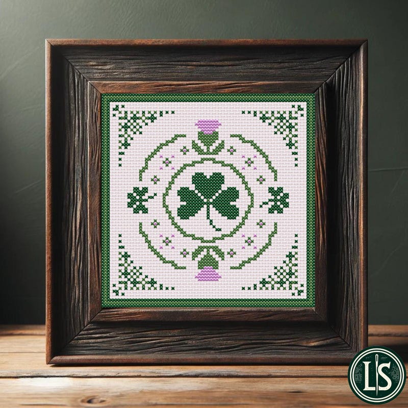Irish Cross Stitch Motif - Etsy