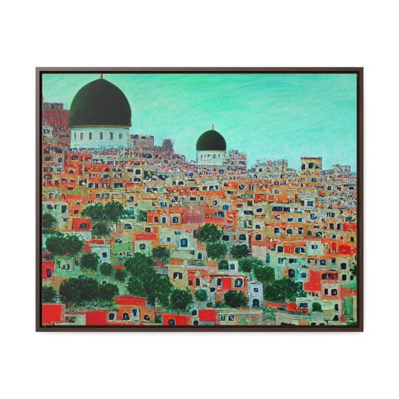 Gaza City Palestine Wall Art, Palestinian Home Decor, Palestine ...