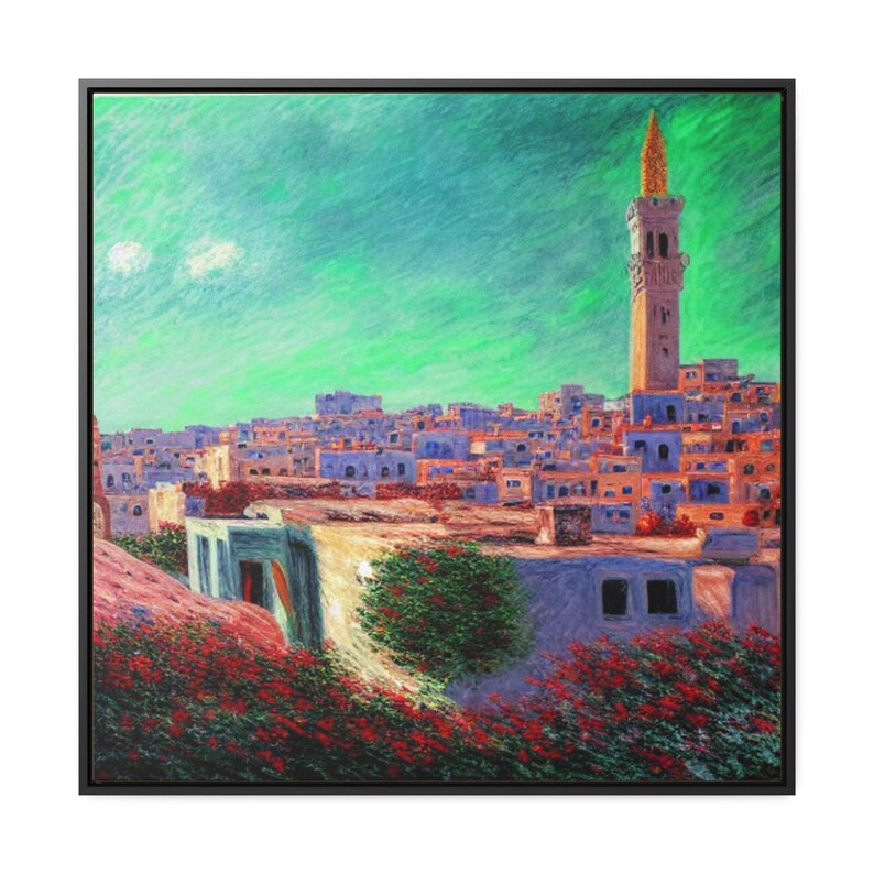 Gaza Impressionistic Wall Art Palestinian Territory Palestine City ...