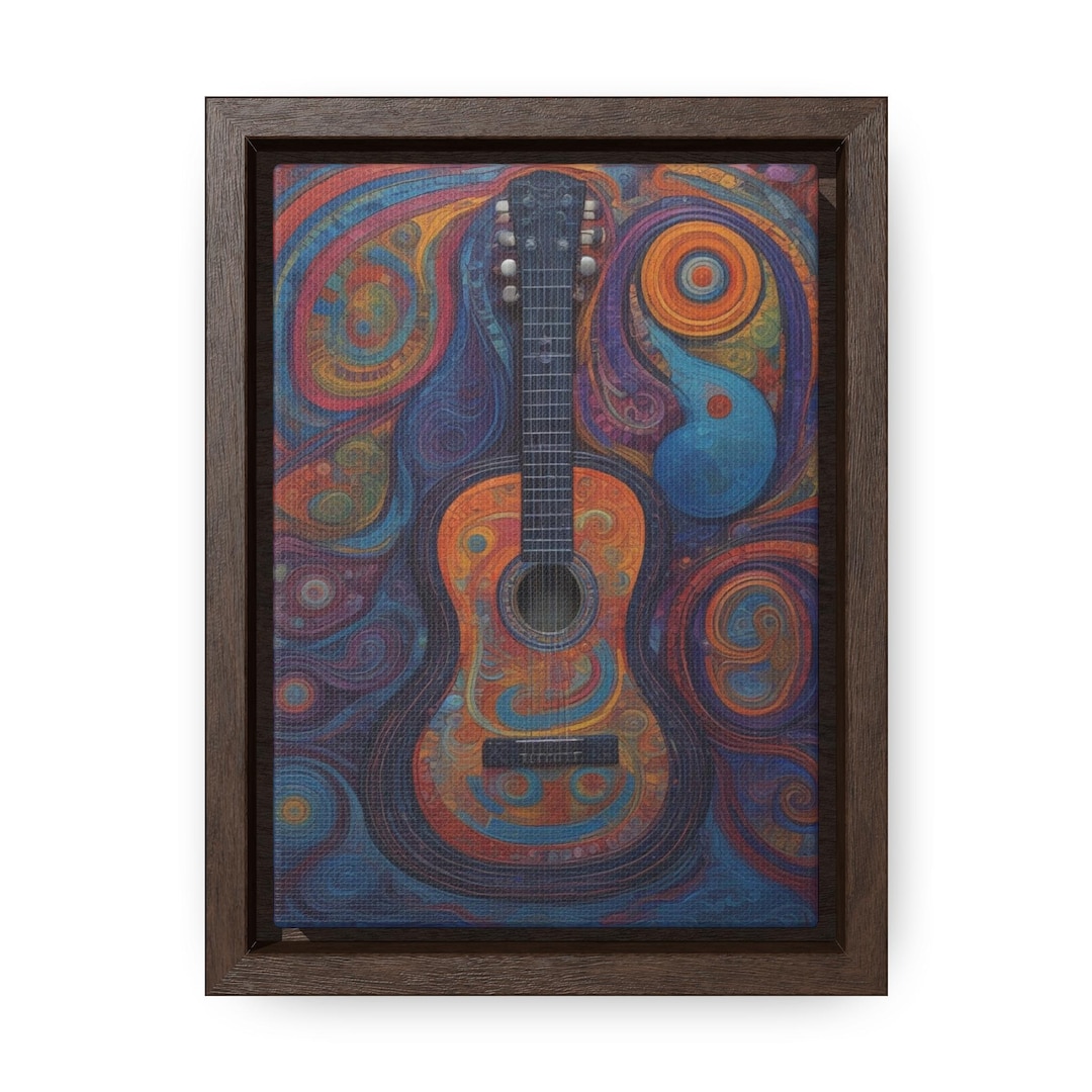 Mississippi Delta Blues Guitar Contemporary Canvas Wallart, Music ...