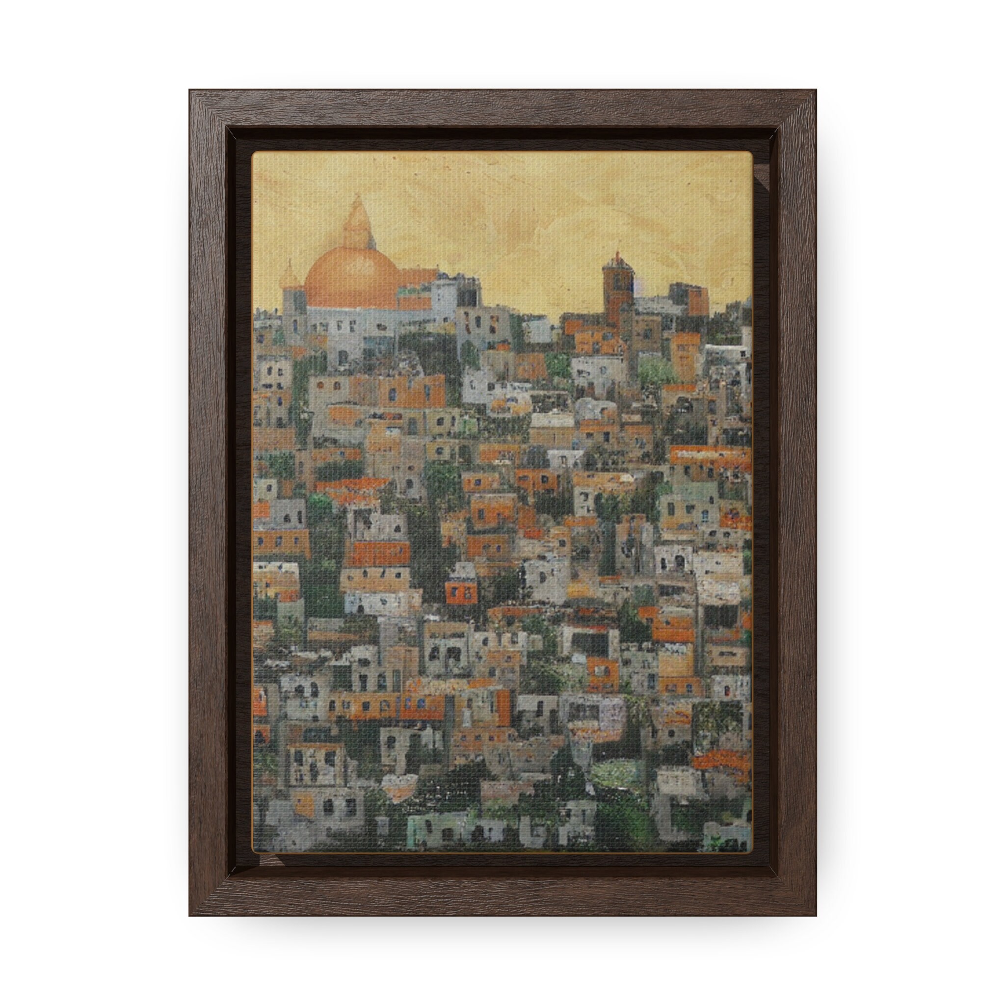 Gaza Palestine Palestinian Sprawling Cityscape, Impressionist City ...