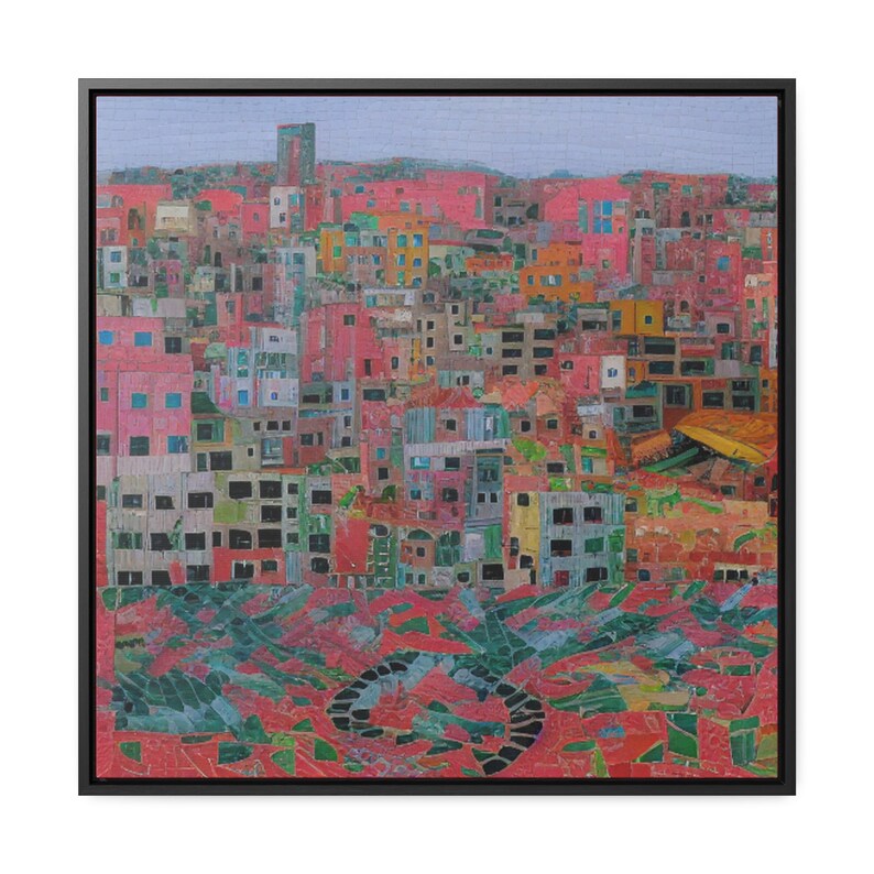 Gaza City Palestine Buildings Wall Art, Architecture Cityscape Modern ...