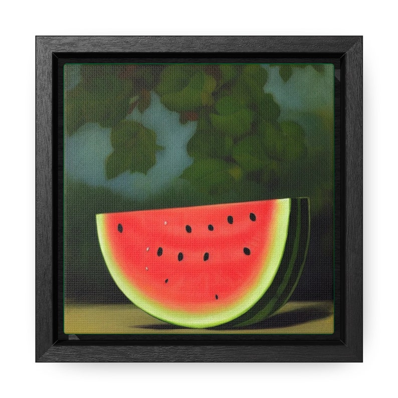 Gaza Palestine Palestinian Watermelon Wall Art, Wrapped Canvas, Iconic ...