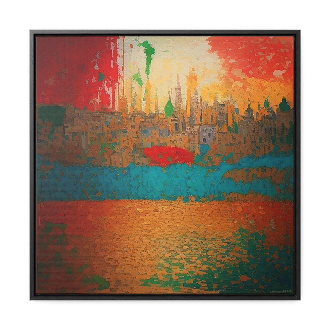 Palestinian Contemporary Home Wall Art Decor, Framed Palestine Gaza ...