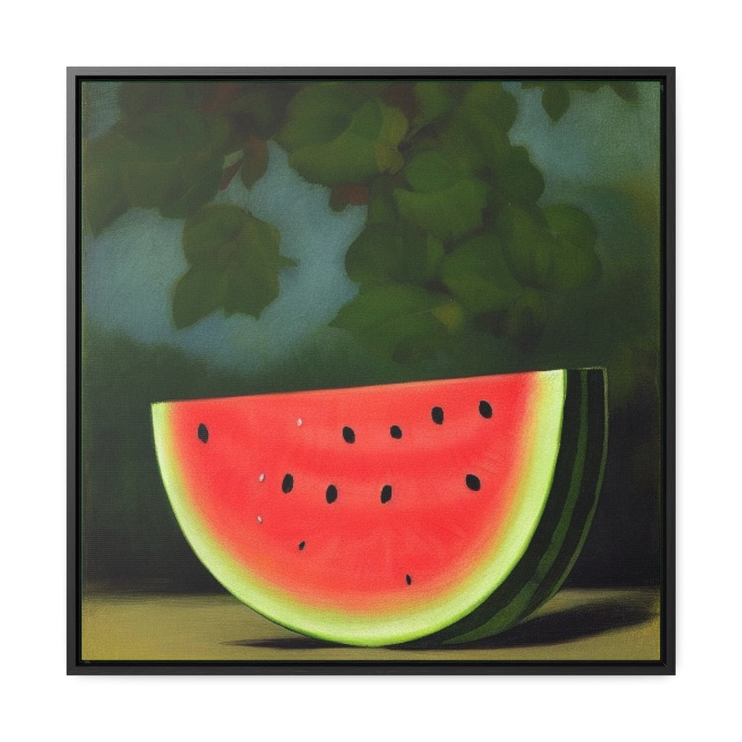 Gaza Palestine Palestinian Watermelon Wall Art, Wrapped Canvas, Iconic ...