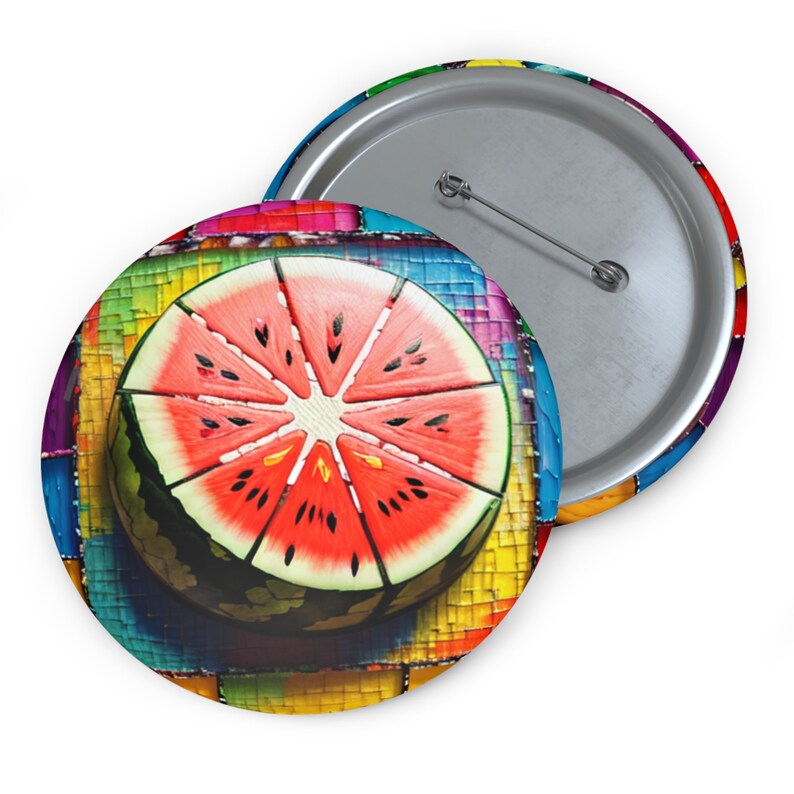 Watermelon Pin Button Gaza Free Palestine Palestinian Activism ...