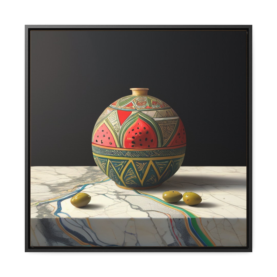 Middle Eastern Design Palestine Palestinian Watermelon Olives Gourd ...