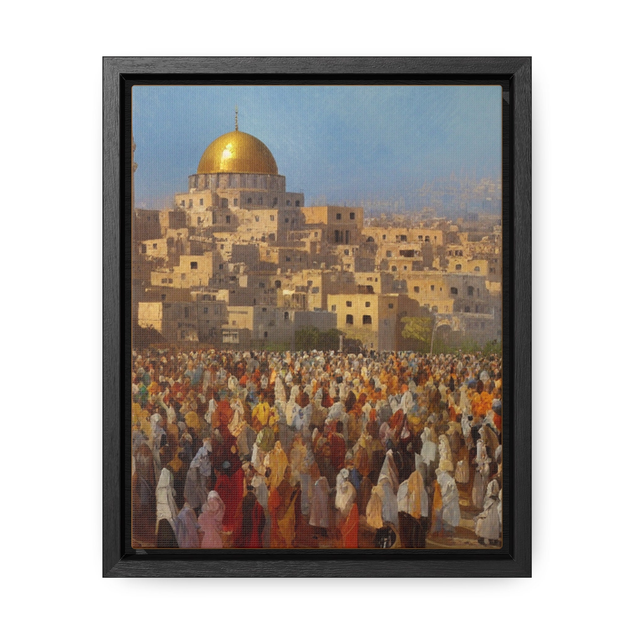 Sea of Palestine Palestinian Arab Refugees Exodus Gaza, Wall Art Canvas ...