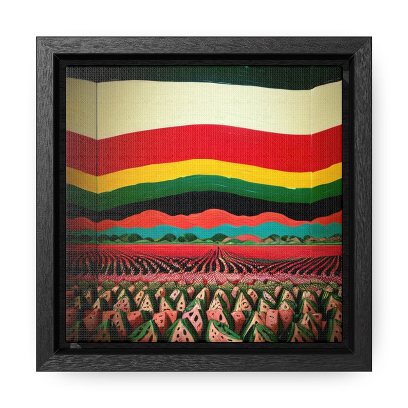 Palestine Gaza Watermelons Standing in Solidarity, Palestinian Abstract ...