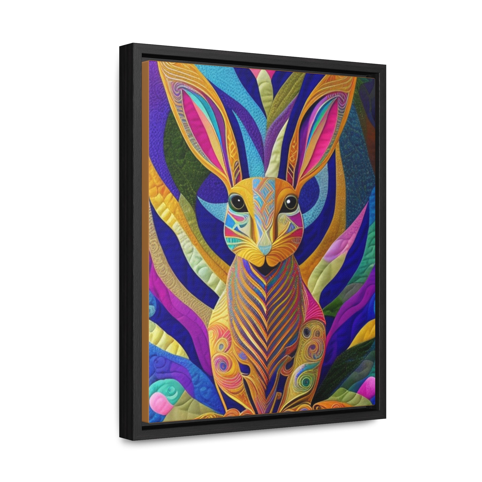 Celtic Rabbit Wall Art Wrapped Canvas Print, Home Daycare Center Wall ...