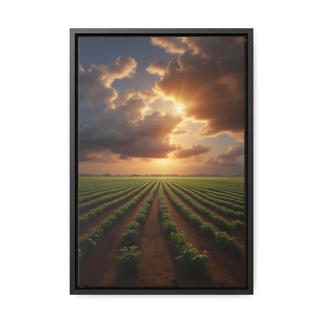 Canvas Wall Art Print, Soybean Field, Mississippi Delta Landscape ...