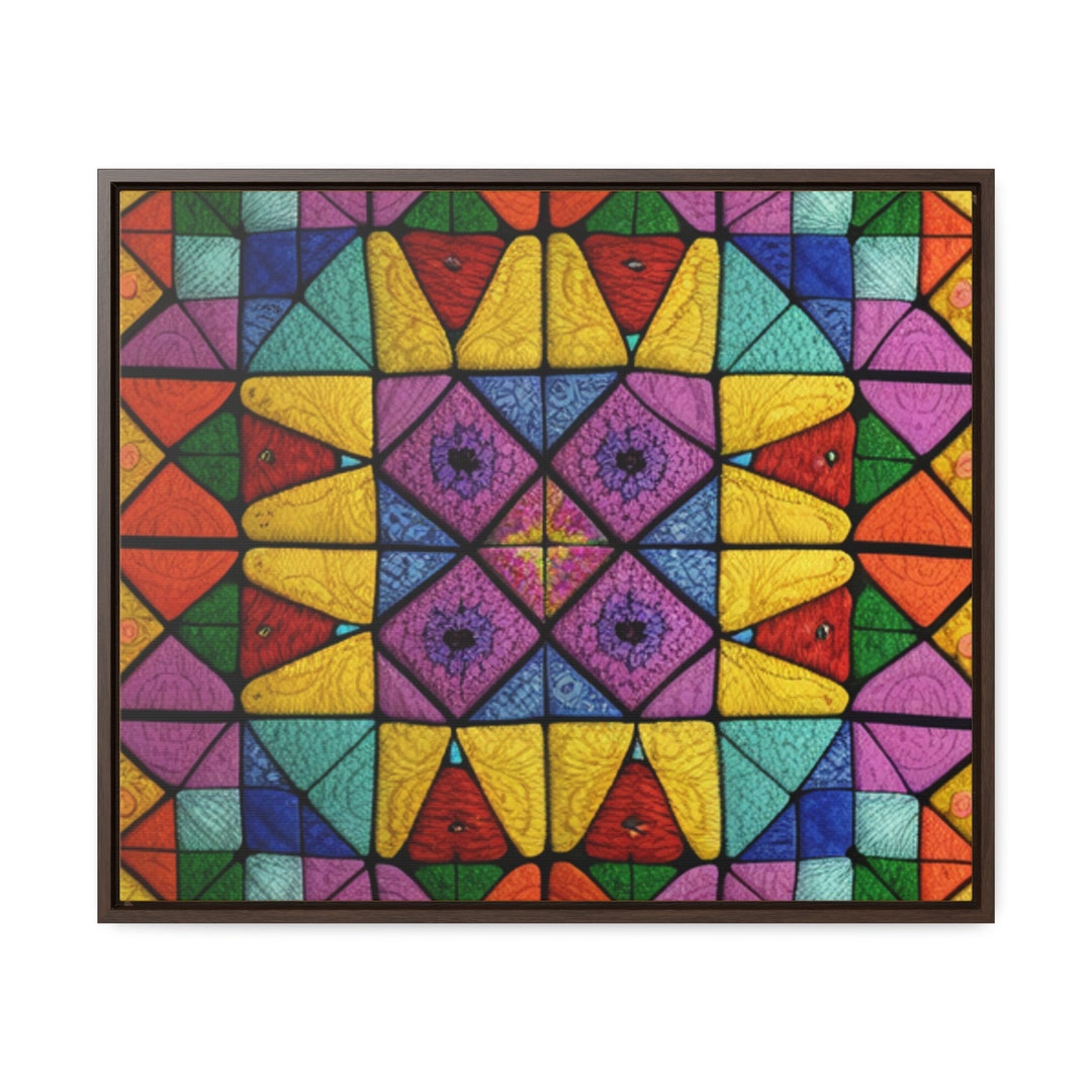 Tatreez Palestine Palestinian Embroidered Pattern Wall Art Canvas Print ...