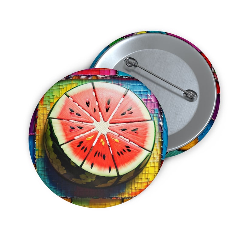Watermelon Pin Button Gaza Free Palestine Palestinian Activism ...