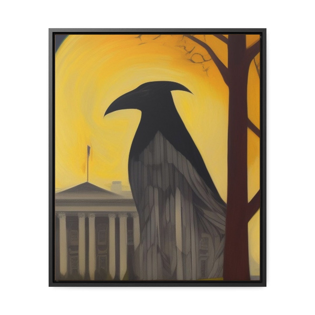 Canvas Wall Art Print Jim Crow Bird Apparition, Historic American ...