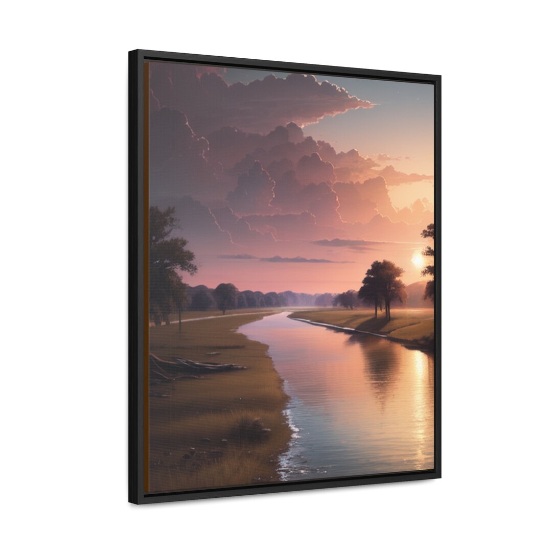 Lower Mississippi River Delta Basin, Coastal Landscape Wall Art ...