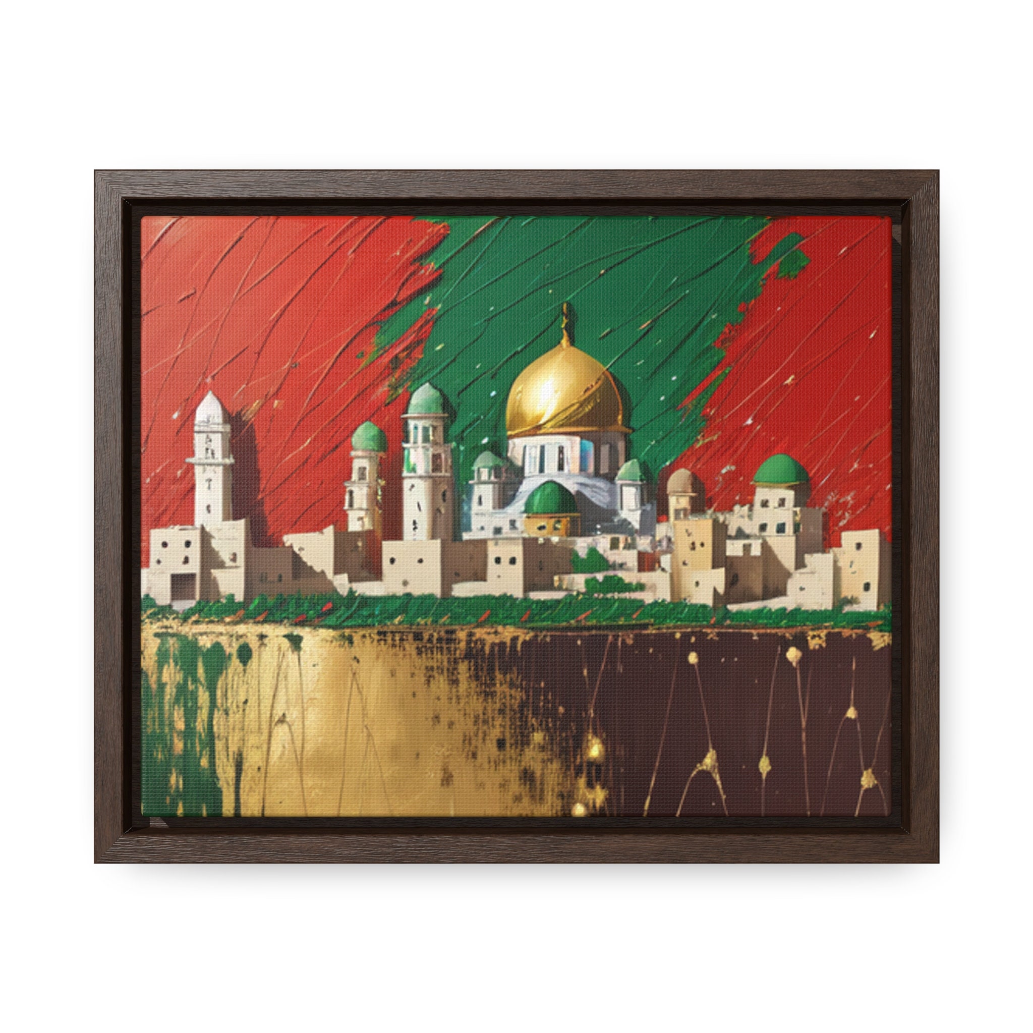 Palestine Gaza Palestinian Decor Home and Office Wall Art, Abstract ...
