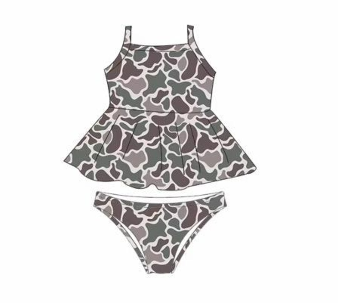 PREORDER Camo Babe Tankini SWIM - Etsy