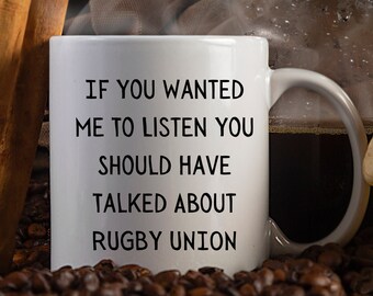 Rugby Mug Gift to Personalise for a Rugby Player or Rugby - Etsy