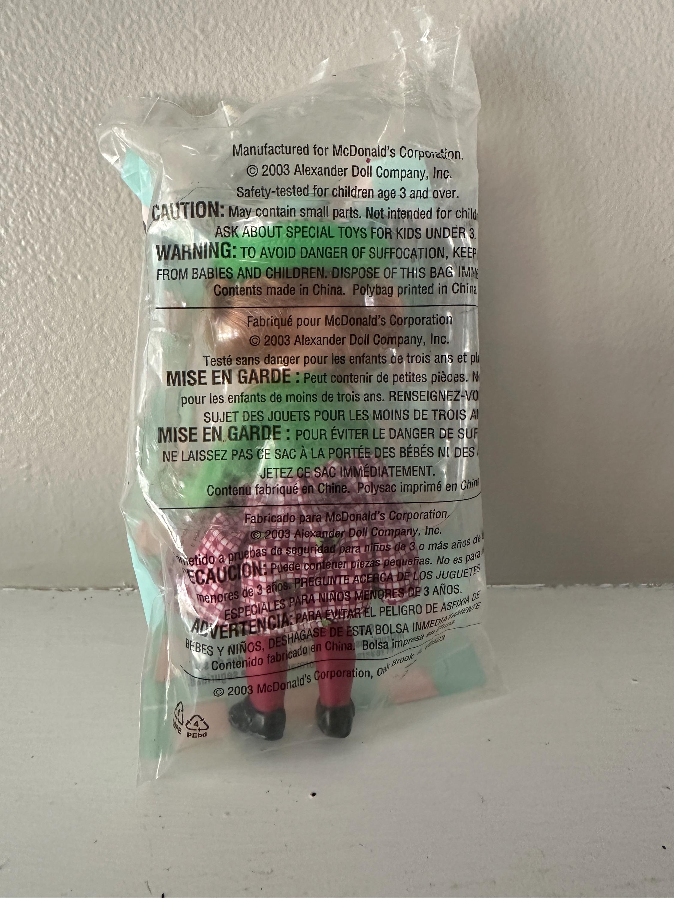 Mcdonald's Madame Alexander Lady Bug Girl Doll in the Original Package ...