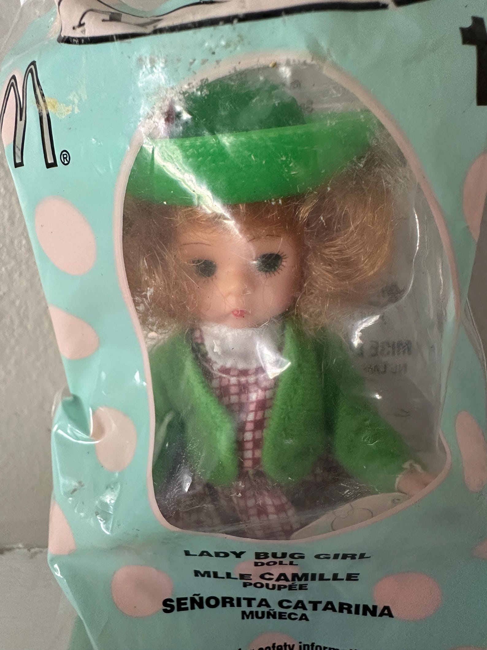 Mcdonald's Madame Alexander Lady Bug Girl Doll in the Original Package ...
