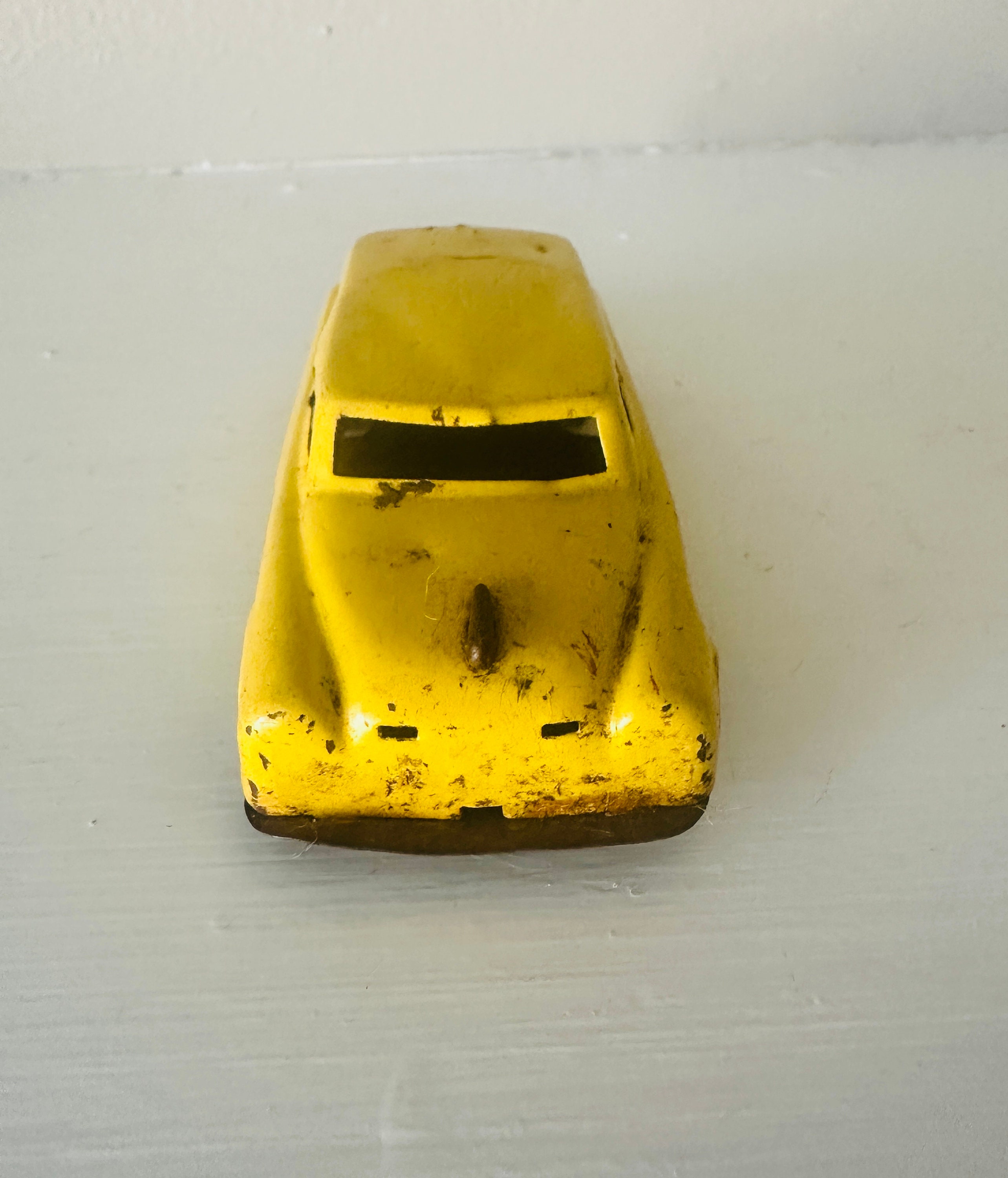 Vintage 1960s Yellow Tin Toy Station Wagon - Etsy