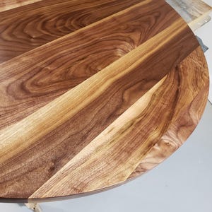 Round Walnut Table Tops, Ready to Use, Build Your Own Table 36 Inch Diameter - Etsy