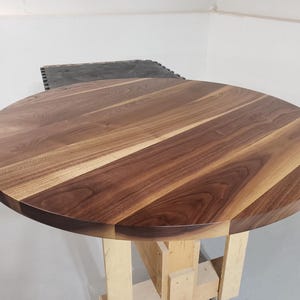 Round Walnut Table Tops, Ready to Use, Build Your Own Table 30 Inch Diameter - Etsy