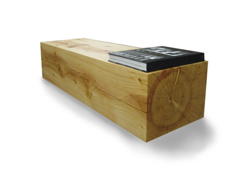 Timber Beam Bench Contemporary - Minimalist - Etsy